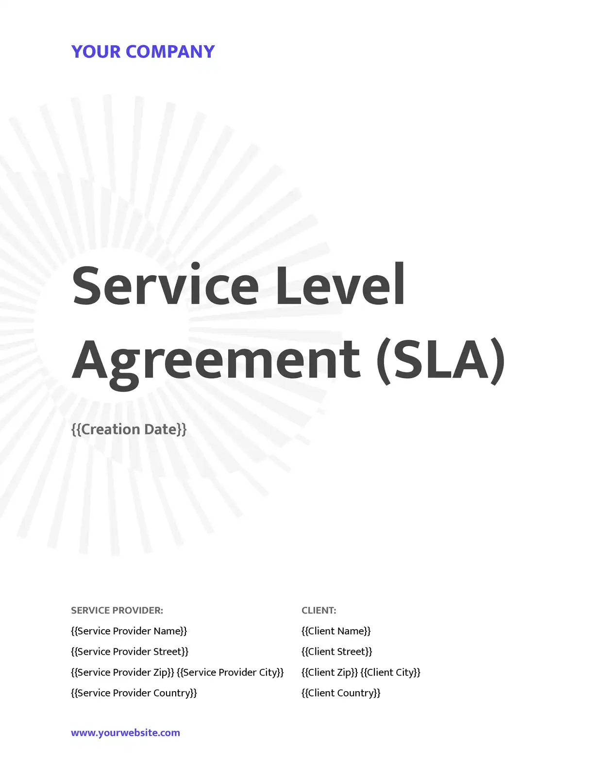 DocsAutomator | Service Level Agreement (SLA) Template
